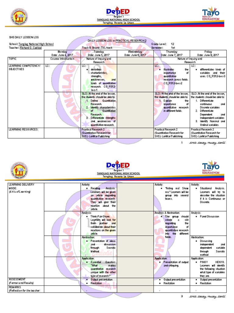 Grade 12 Practical Research Log | PDF | Conceptual Framework | Hypothesis