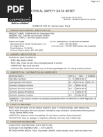 Kaeser Sigma Fluid S-460 Safety Data Sheet | PDF | Dangerous Goods | Waste