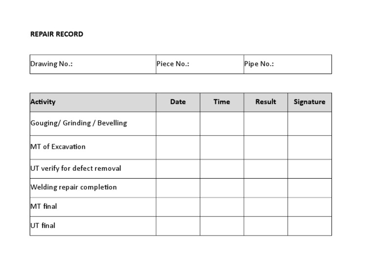 Traveller Record Form | PDF