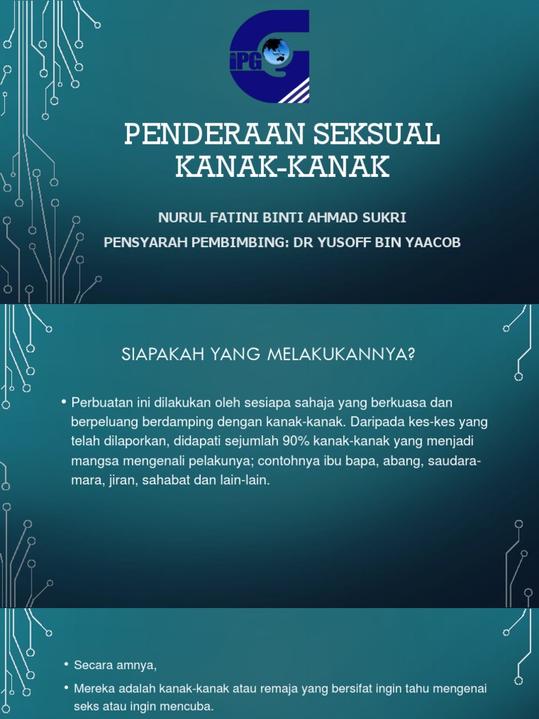 Penderaan Seksual Kanak-Kanak | PDF