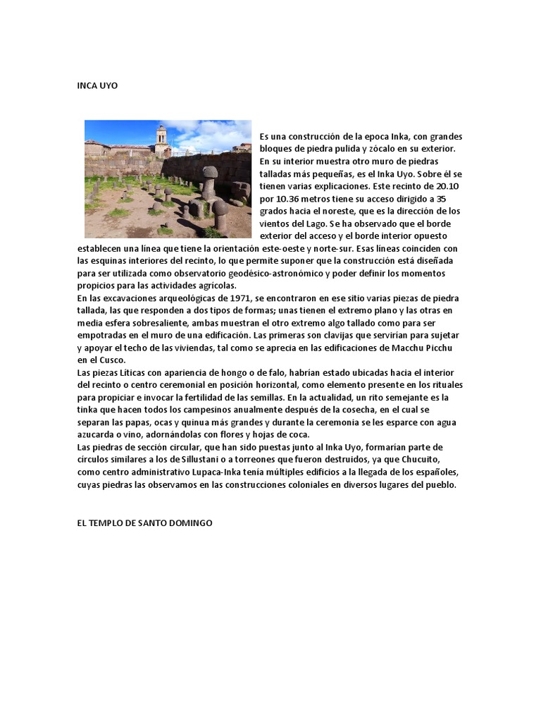 CHUCUITO | PDF | templo