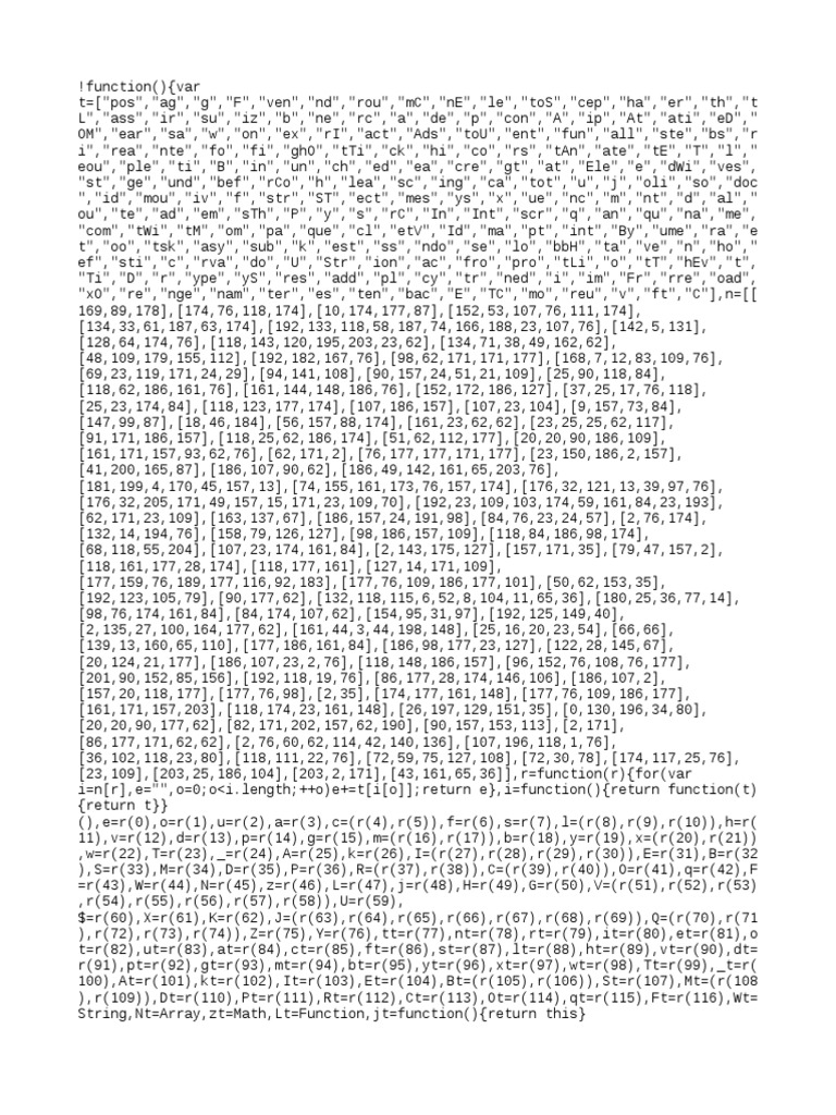 JavaScript Obfuscation Techniques | PDF | World Wide Web | Internet & Web