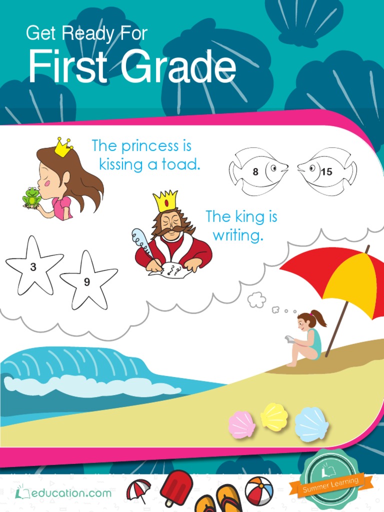 Get Ready For First Grade Workbook | PDF | Shape | Nature