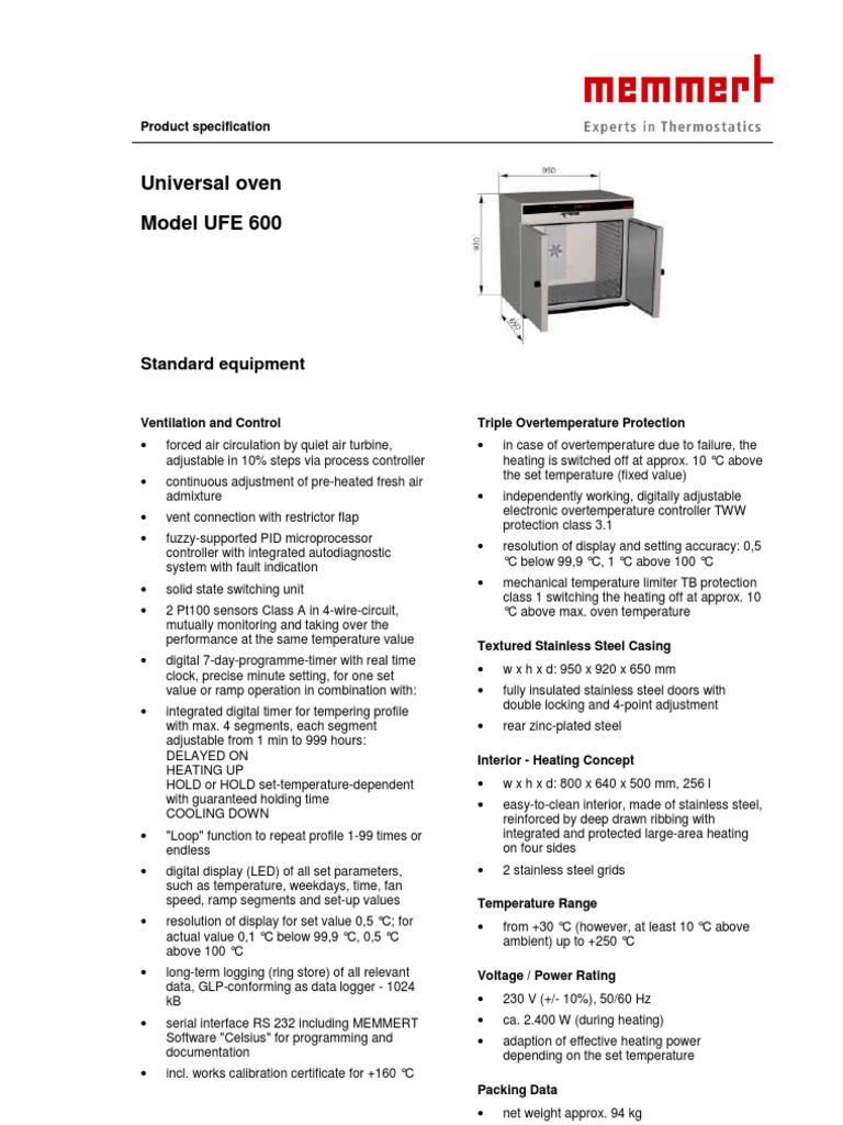 Ufe 600 - en | PDF | Celsius | Electrical Engineering