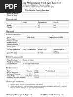 Carton BOX SPECIFICATION | PDF