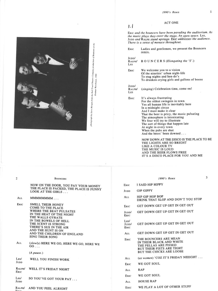 Bouncers 1990's Remix | PDF