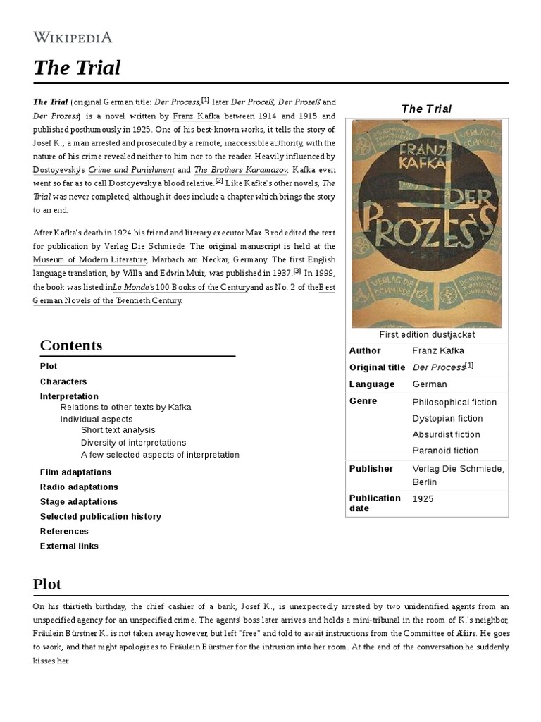 The Trial | PDF | The Trial