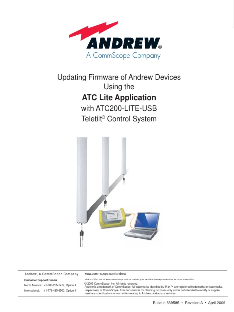 Updating Firmware of Andrew Devices Using The ATC Lite Application With ...