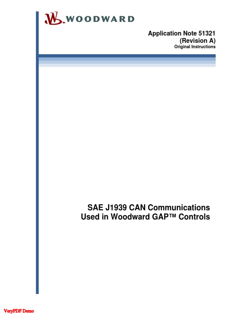 SAE J1939 CAN Communications Used in Woodward GAP™ Controls | PDF | Osi ...