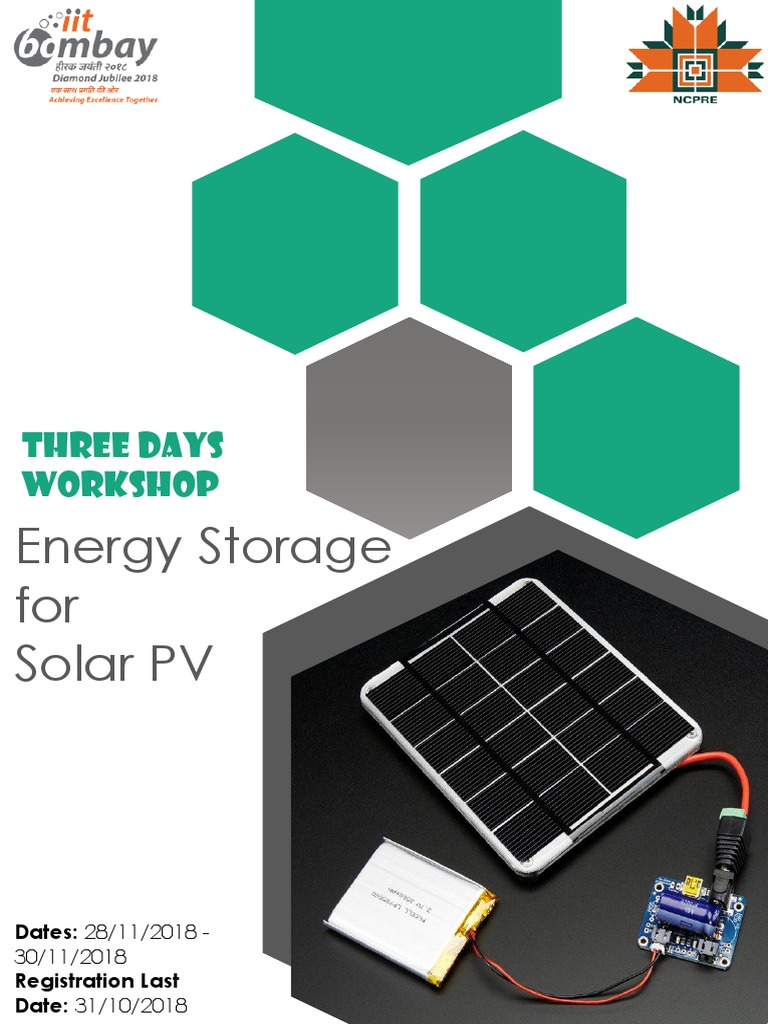 Energy Storage For Solar PV Brochure | PDF | Photovoltaic System ...