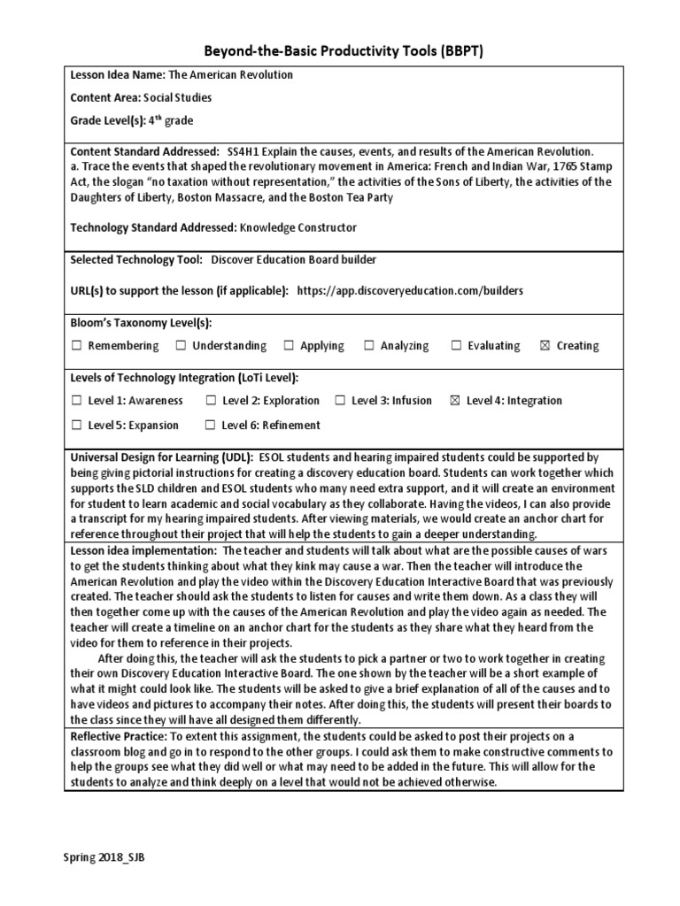 Beyond Basic Productivity Tools Lesson | PDF | English As A Second Or ...