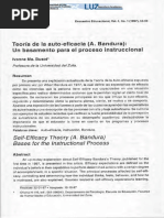 Albert Bandura, (1977) Teoria de La Auto-Eficacia | PDF | Motivación ...