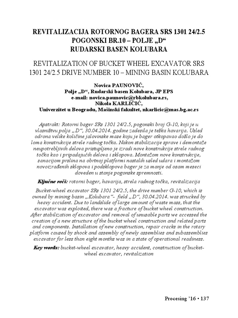 Rotorni Bager | PDF