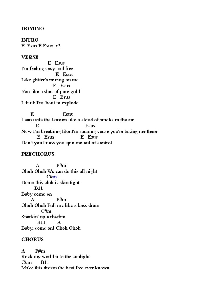 Domino Chords | PDF