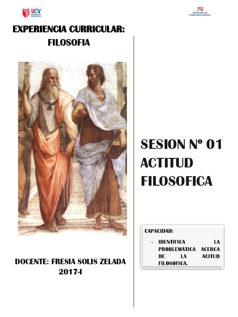 Actitud Filosofica | PDF | Science | Razón