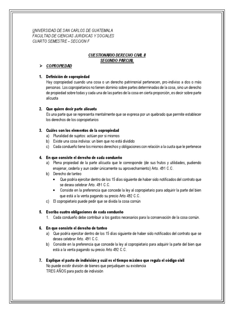 Análisis de los principales aspectos de la copropiedad, medianería y ...