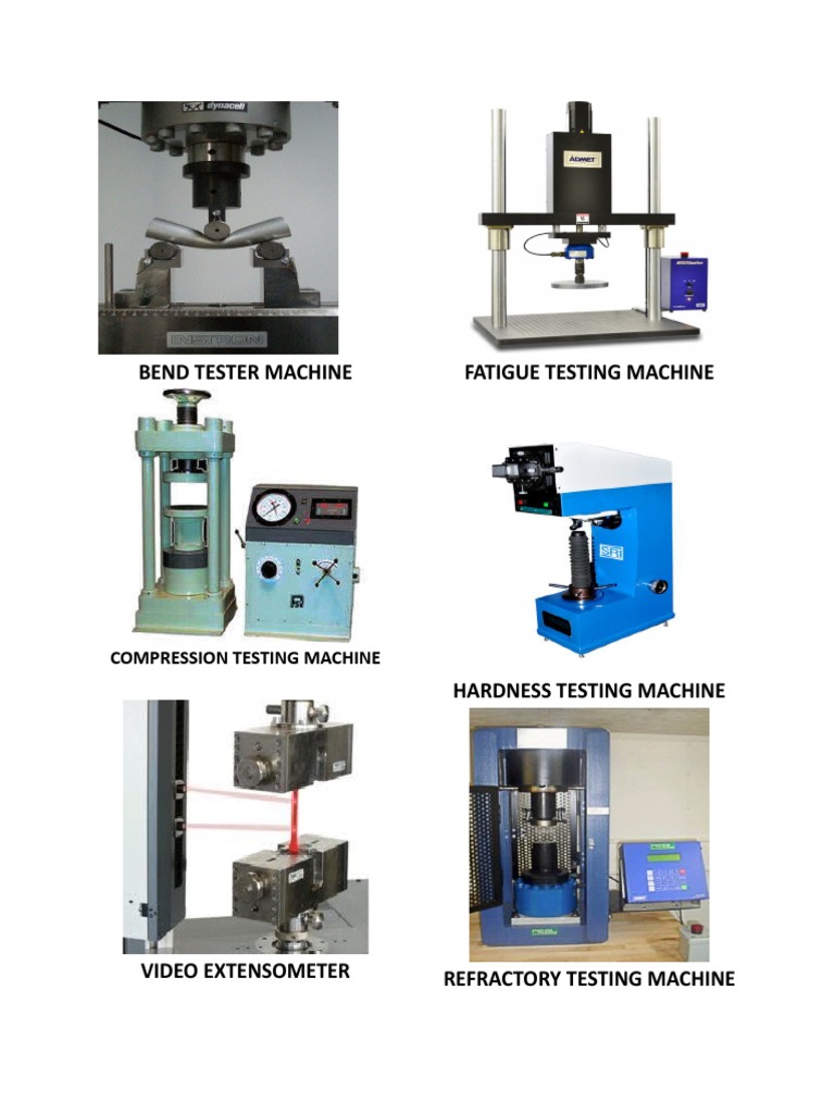 Comprehensive Testing Machines Guide | PDF