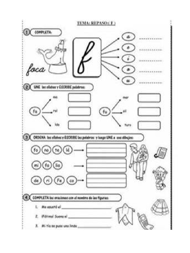 Guía de Lenguaje Fa Fe Fi Fo Fu