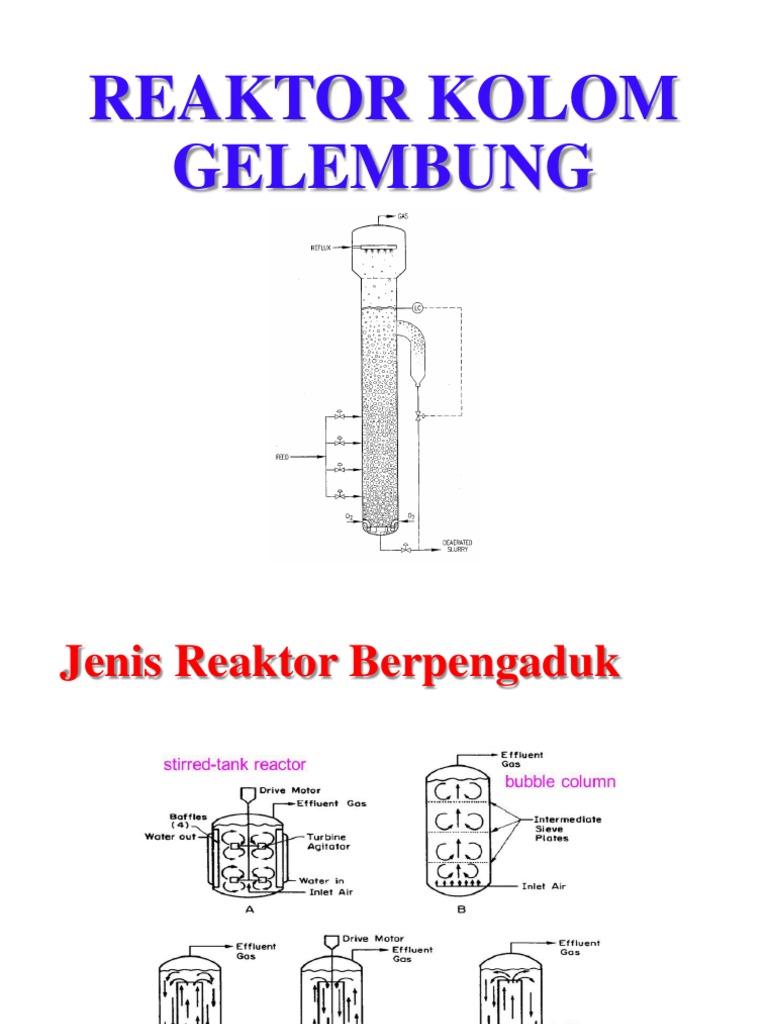 Reaktor Kolom Gelembung