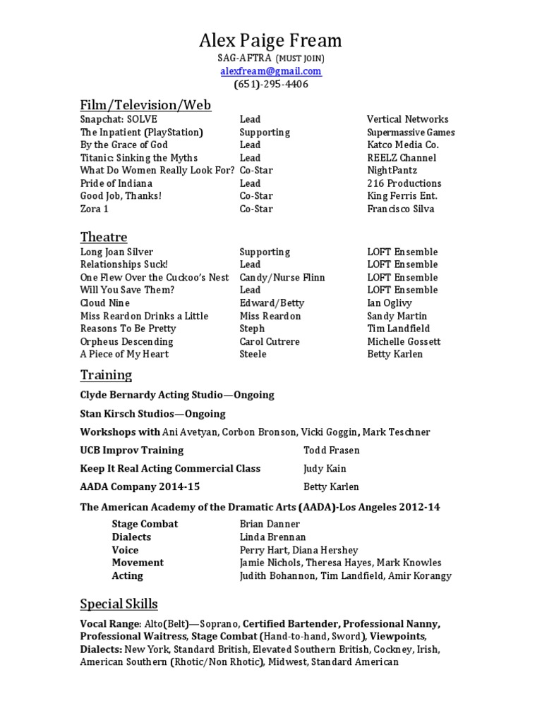 Alex Paige Fream 2018 | PDF | Leisure