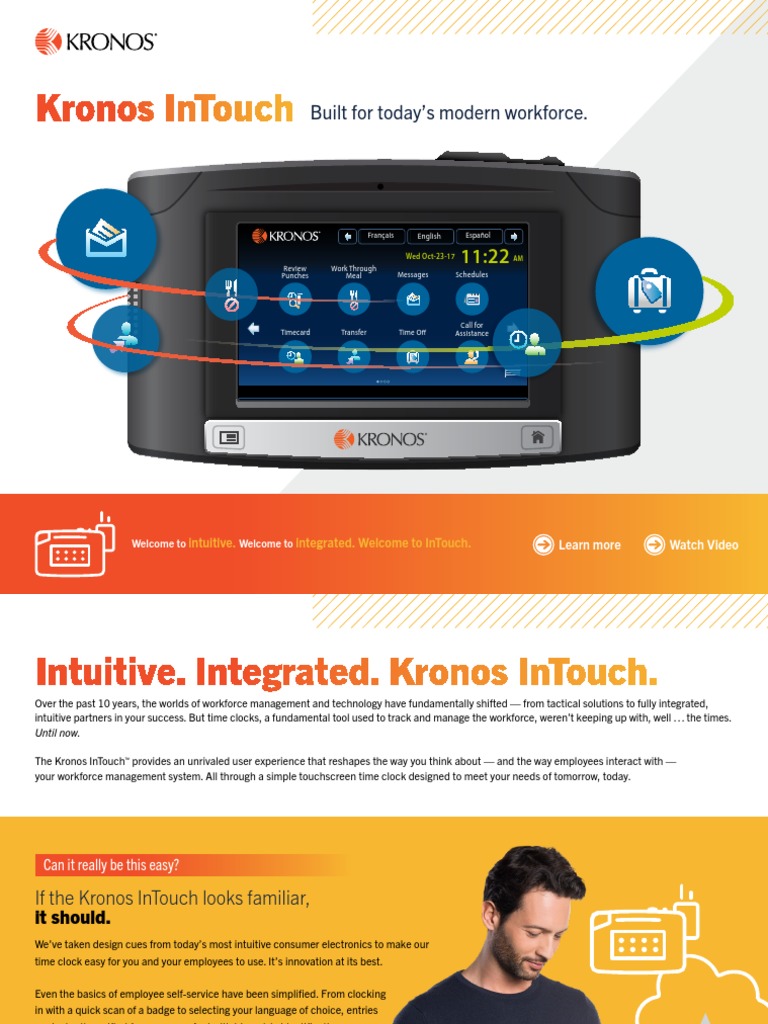 Kronos Intouch: Built For Today'S Modern Workforce | PDF | Cloud ...