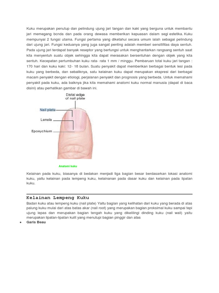 Materi Kelainan Kuku | PDF