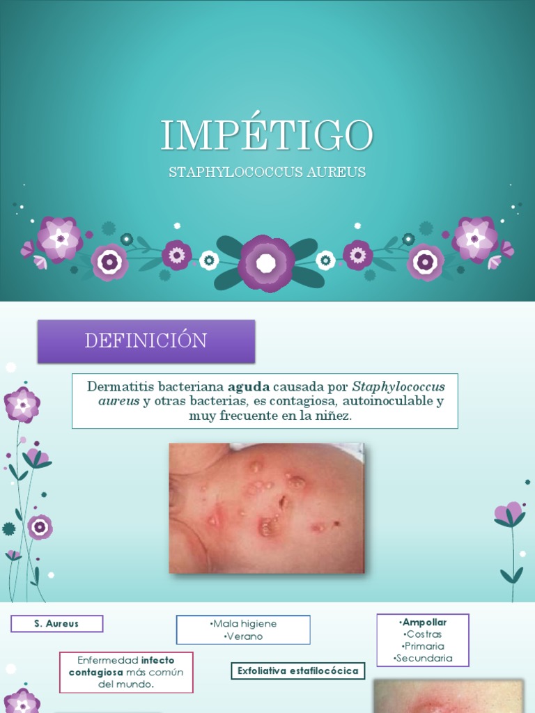 IMPÉTIGO | PDF | Staphylococcus Aureus | Microbiología