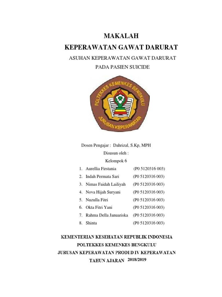 Asuhan Keperawatan Pasien Suicide | PDF