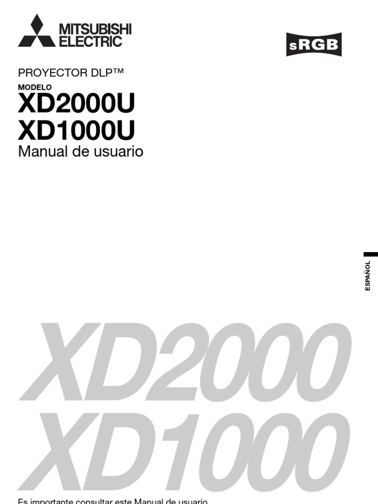 XD2000U Esp | PDF | Control remoto | Láser
