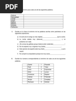 Lista de palabras con "sc" | PDF