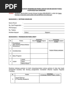 Format Inden Kerajaan (Pelaksanaan Kerja) 1 | PDF