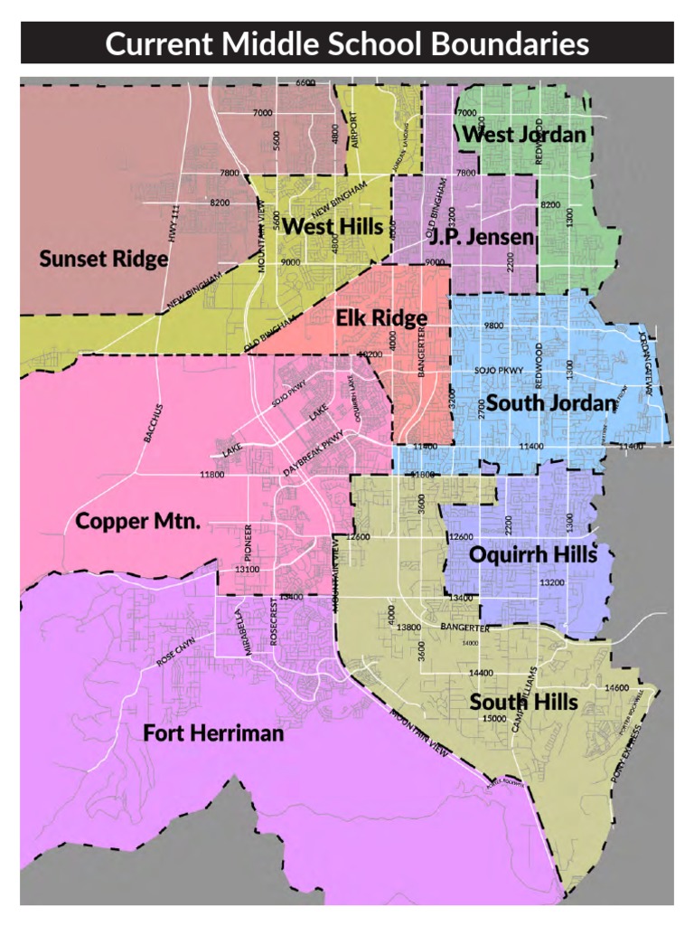 Jordan Middle School Boundaries | PDF | Nature