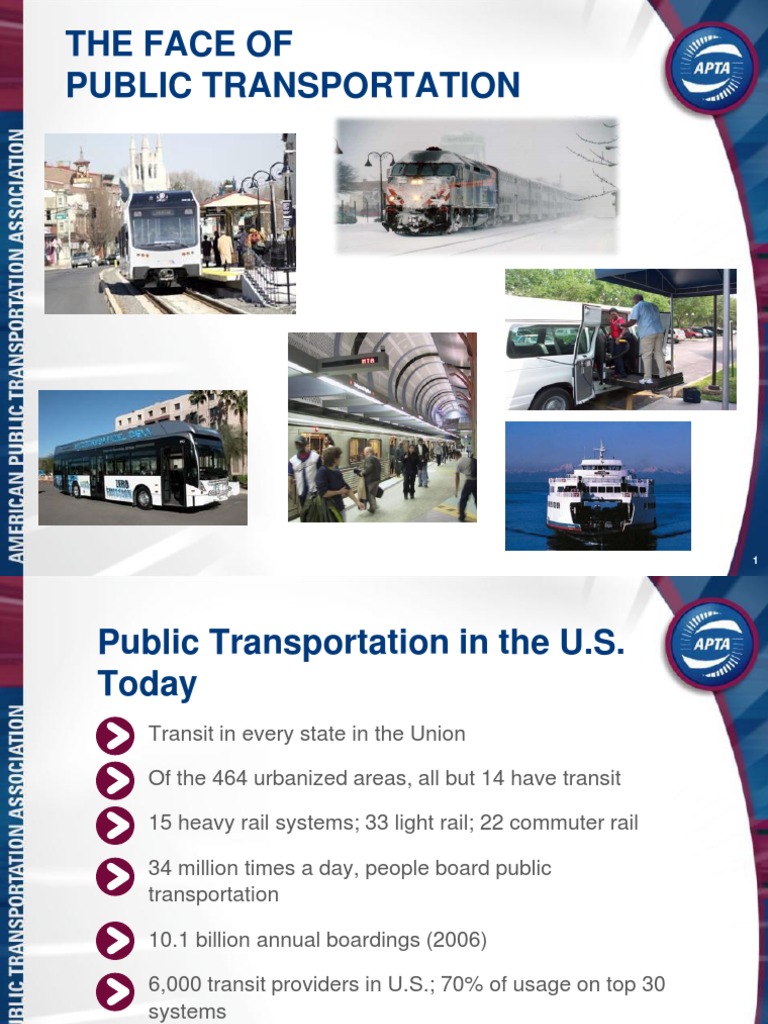 The Face of Public Transportation | PDF | Public Transport | Rail Transport