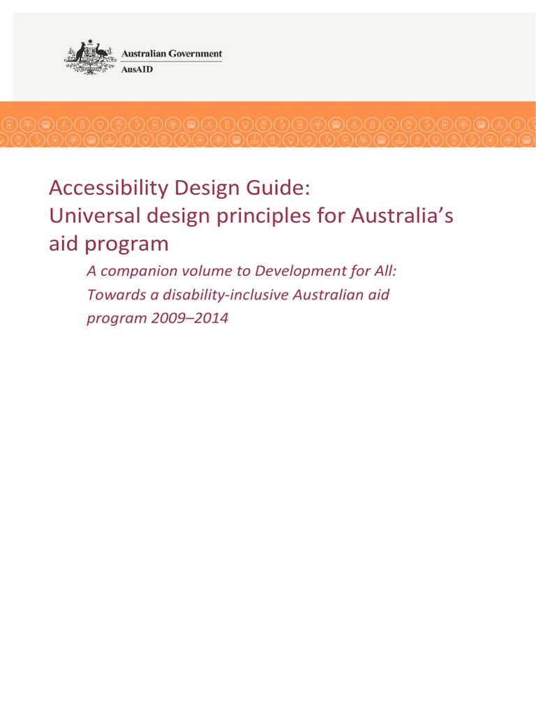 Accessibility Design Guide | PDF | Accessibility | Disability