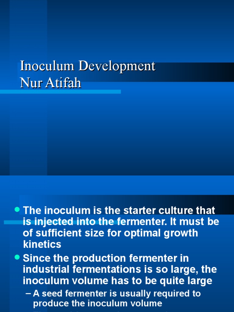 Kuliah06 Inoculum Development | PDF | Chemistry | Nature