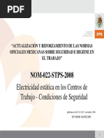 Infografía NOM-022-STPS-2025 | PDF | Descarga electrostática | Electricidad