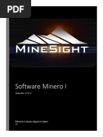 Manual Básico de Minesight 2019-P1 | PDF | Minería | Ventana (informática)