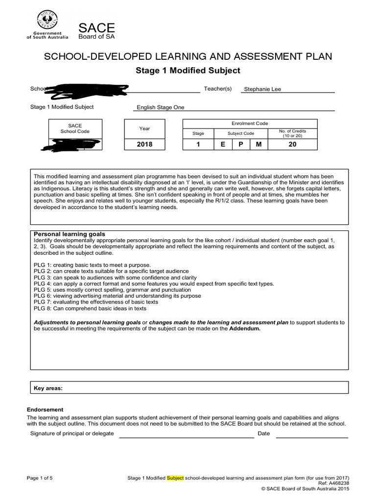 Modified Sace Naomi | PDF | Educational Assessment | Learning