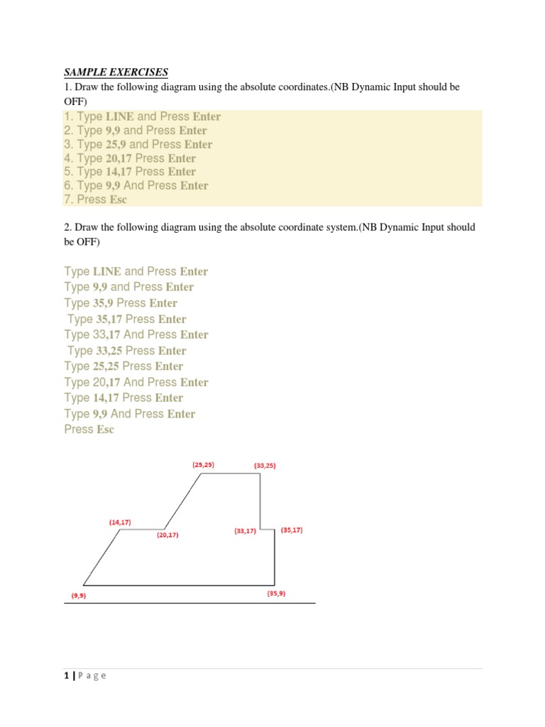 Sample Drawings | PDF | Coordinate System | Geometry