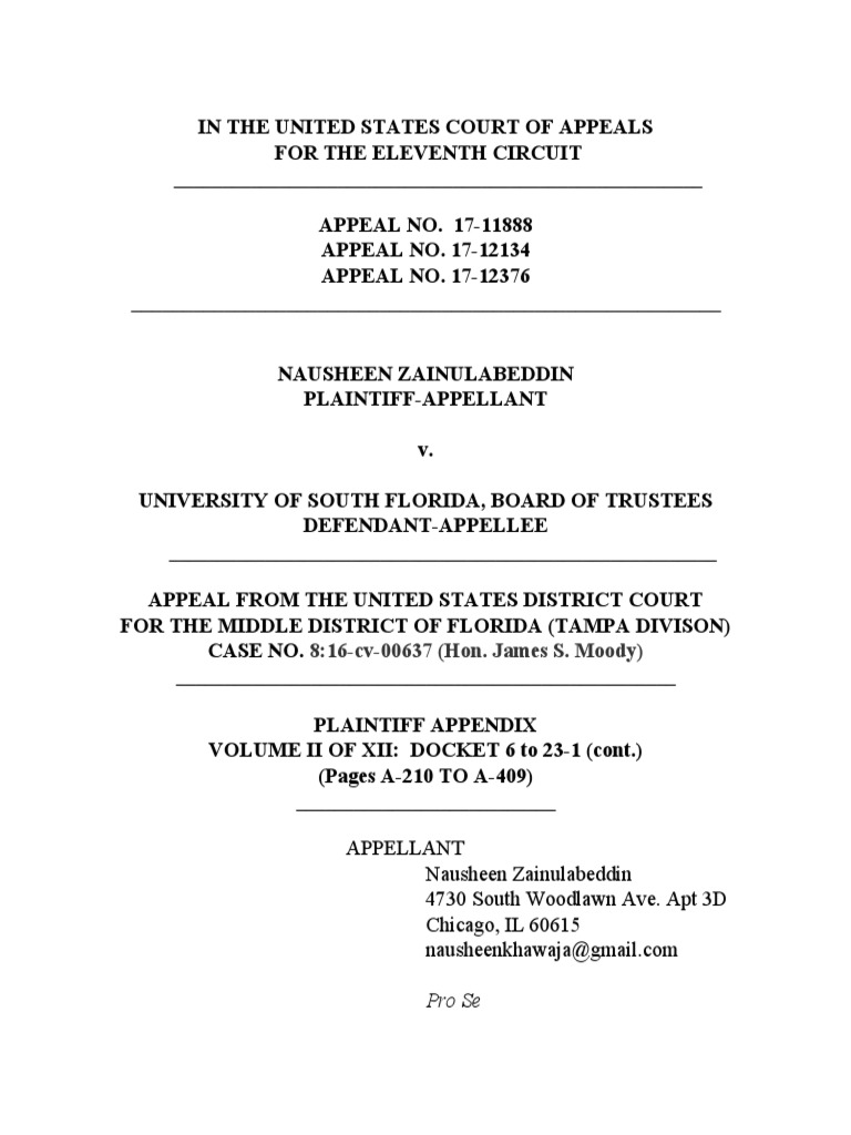 Appendix Volume 2 | PDF | Deposition (Law) | Summary Judgment
