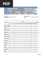 Machine Check Sheet | PDF | Machines | Manufactured Goods