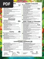 Gourmet Grill Menu Overview | PDF | Salad | Food And Drink