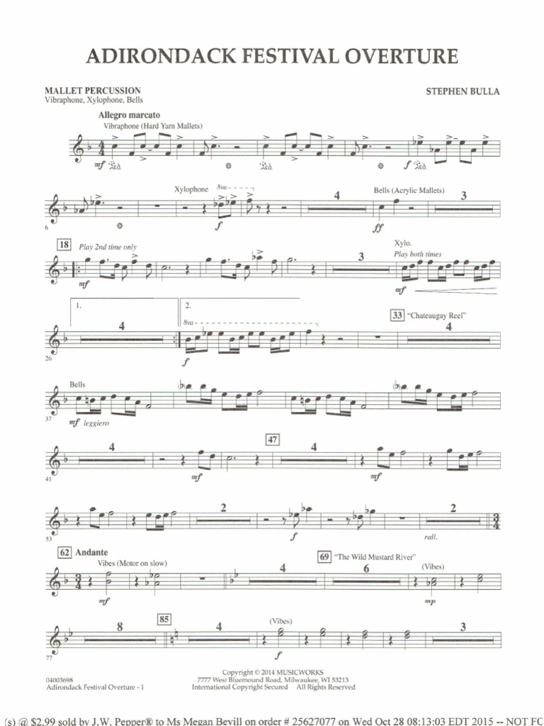 Mallet Percussion | PDF | Percussion Instruments | Musical Instruments