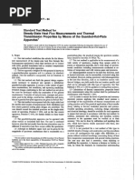 ASTM C177 - Feb 2023 - Steady State Heat-Flux Measurements | PDF | Heat Transfer | Heat