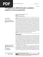 RCH Guidelines: Pediatric Abdominal Pain | PDF | Pain | Constipation