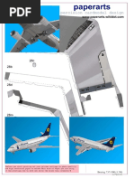 b777 emirates papercraft
