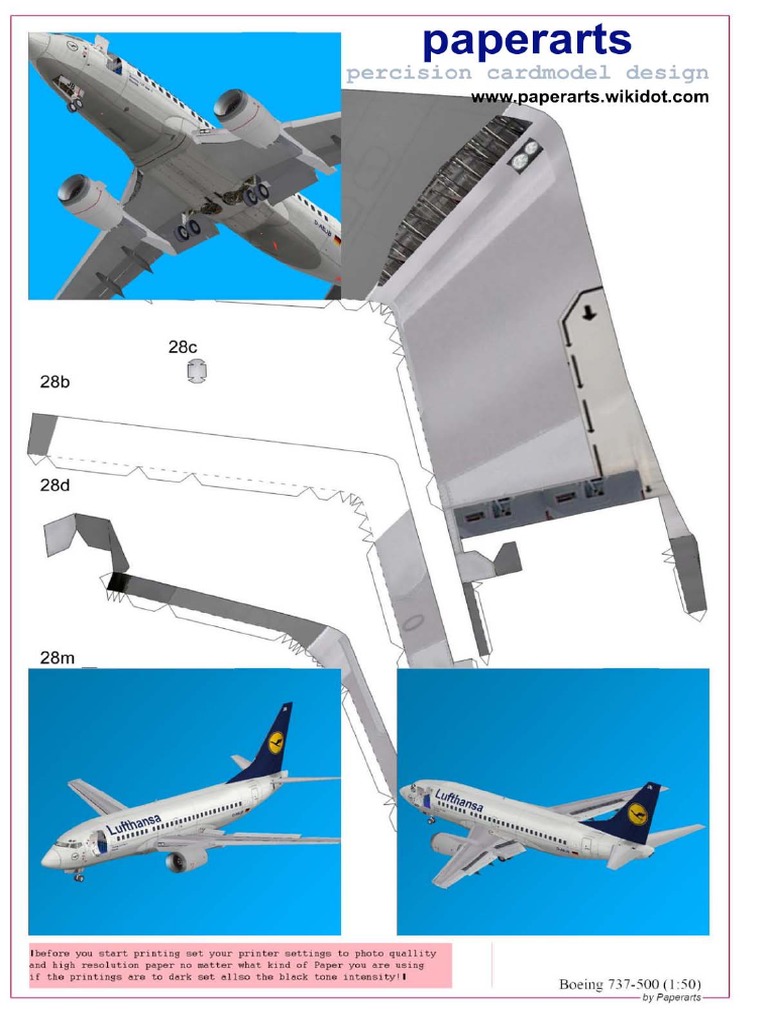 Papercraft Boeing 737-500 | PDF
