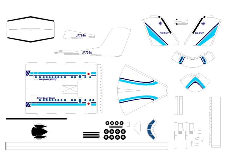 Dash8 Papercraft-Part1 | PDF
