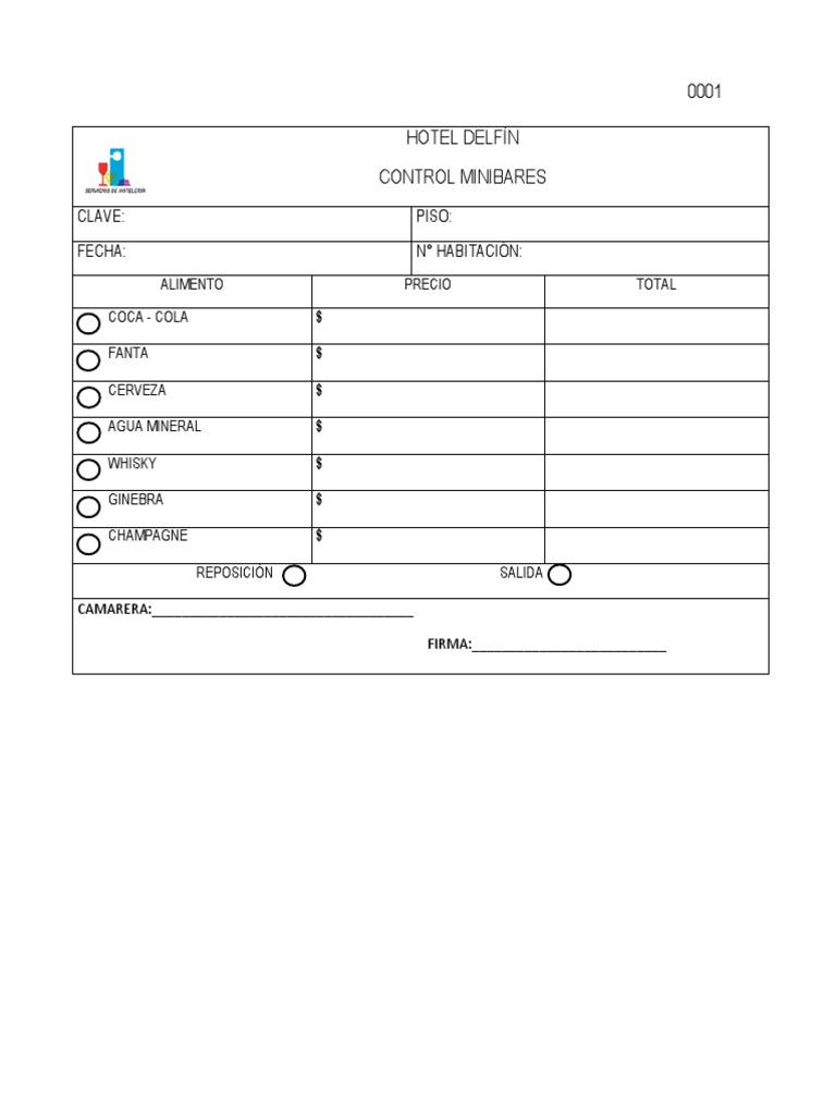 Doc. Control Minibares | PDF