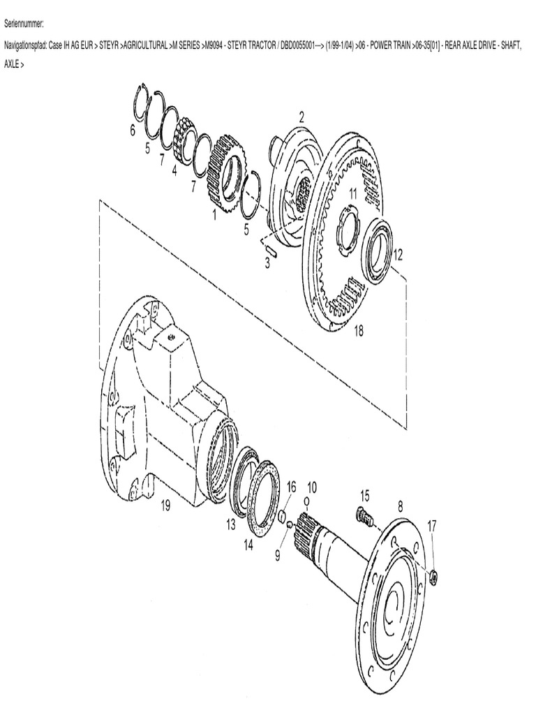 Schema Montaj Planetara Tractor Steyr PDF | PDF | Mechanical ...